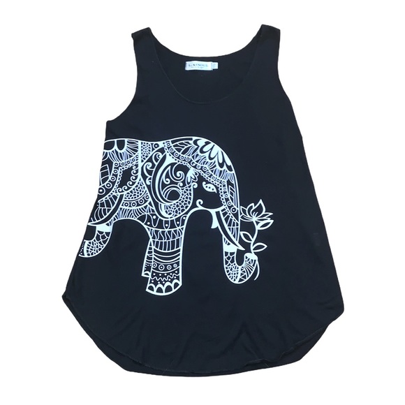 Tops | Elephant Tank Top | Poshmark